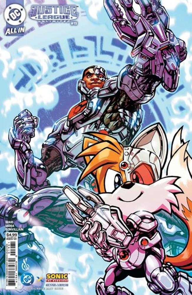 Justice League Unlimited #19 Cover F Carlos Danda DC X Sonic Card Stoc ...